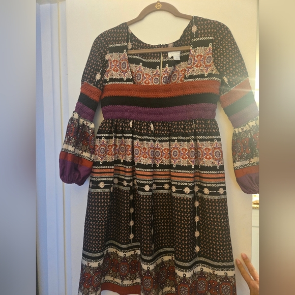 Jessica Simpson | Dresses | Jessica Simpson Multicolor Boho Mini Dress ...